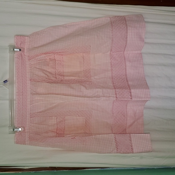 Vintage | Other | Vintage 5s Plaid Embroidered Pink Barbie Style ...
